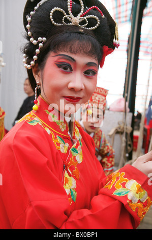Teochew opera performers, Chaozhou, Guangdong Province, China Stock ...