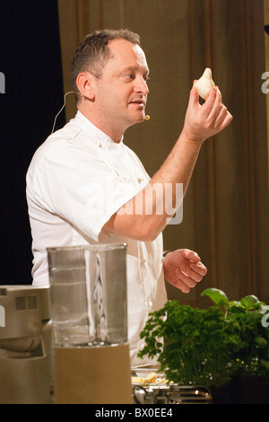 Chef Neil Forbes of Atrium, Blue and Café St Honore gives a cook ...