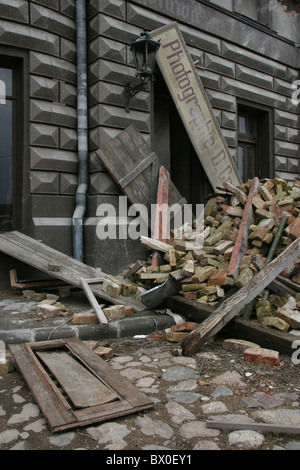 old destroyed cinema building in downtown of Beirut, Lebanon Stock ...