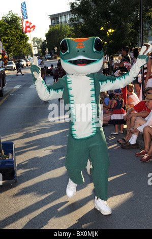 Man dressed as a Geico gecko in a parade in Annapolis, Maryland Stock ...