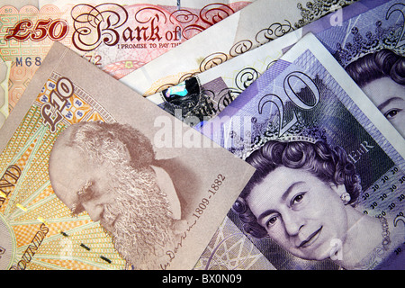 british pound paper notes Stock Photo - Alamy