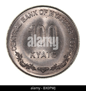 Burmese kyat - Myanmar money bank note (MMK). Close up Stock Photo - Alamy