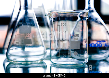 vase and flask in laboratory Stock Photo - Alamy