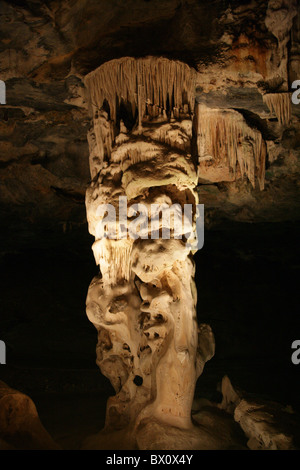 Cango Caves with stalactites and stalagmites Oudtshoorn Western Cape ...