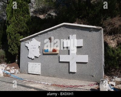 memorial to French resistance finder Fernand Blanc Stock Photo - Alamy