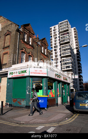 run down council flat in London Stock Photo - Alamy