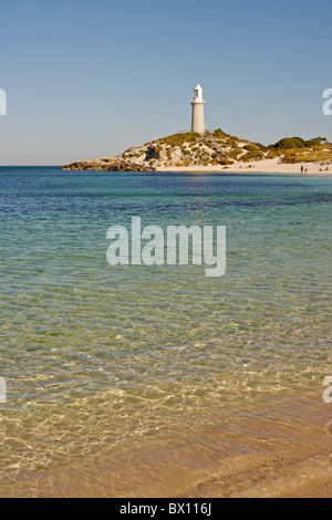 Bathurst Lighthouse is one of two lighthouses on Rottnest Island, near ...
