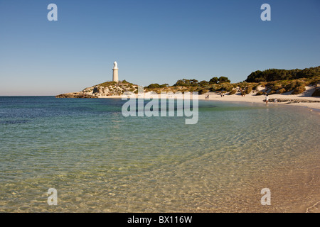 Bathurst Lighthouse is one of two lighthouses on Rottnest Island, near ...