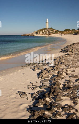 Bathurst Lighthouse is one of two lighthouses on Rottnest Island, near ...