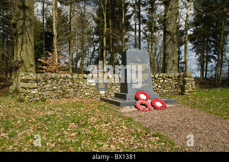 The Richard Hillary memorial, Charterhall Stock Photo - Alamy