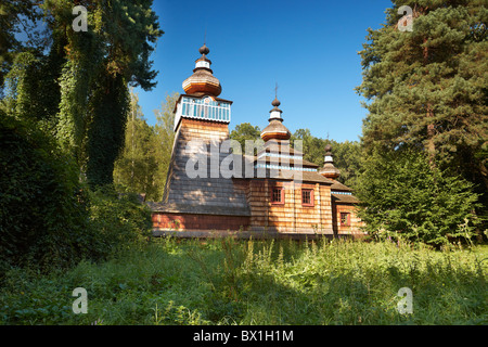 Sanok - open-air museum of wooden buildings, interior old Orthodox ...