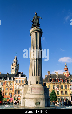 Column France Europe Holiday Lille Monument Nord Nord pas de calais ...