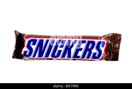 Close-up of a Snickers chocolate bar Stock Photo - Alamy