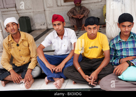 Sikh boys, Punjab, India, Asia, Indian, Asian Stock Photo - Alamy