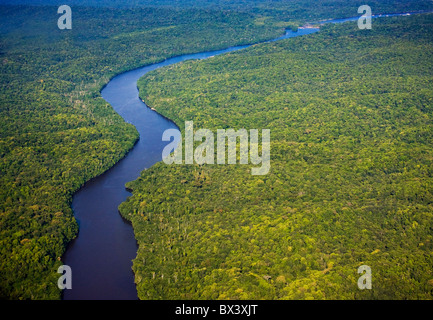 Aerial of the Potaro river, Guyana, South America Stock Photo - Alamy