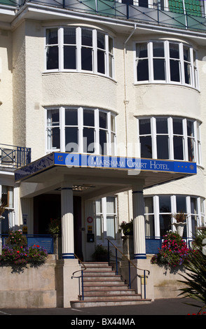 Bournemouth Dorset England Marsham Court Hotel and Royal Bath Hotel and ...