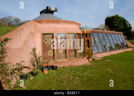 Earthship Brighton the first earthship to be built from recycled rubber ...