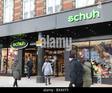 Schuh shoe shop, Nottingham, England, UK Stock Photo - Alamy