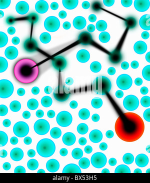 Subatomic particles, artwork Stock Photo - Alamy