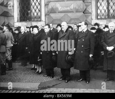 Jan Masaryk, funeral Stock Photo - Alamy