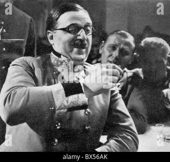 Czechoslovakia 1932, actor Hugo Hass with actress Lida Baarova, Baar ...