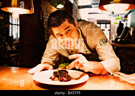 Radek HASMAN, chef, Aromi restaurant, food plate Stock Photo - Alamy