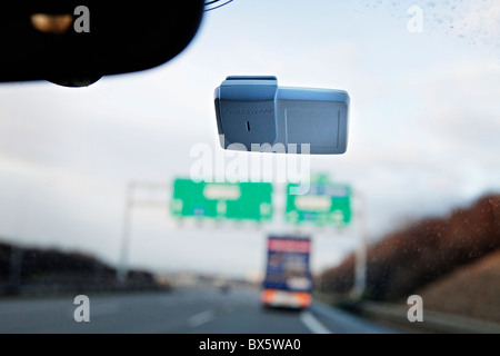 electronic tag, Kapsch,Electronic Toll System (ETC Stock Photo - Alamy