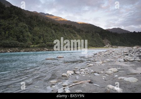 Whataroa River - West Coast Stock Photo - Alamy