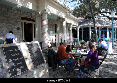 Serranos, Tex Mex Restaurant, Symphony Square, Austin Texas Stock Photo ...