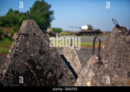 Anti-Tank barriers, Museum of the fortifications, Hlucin-Darkovicky ...