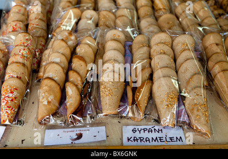 Stramberk Ears, bakery, Stramberk, production Stock Photo - Alamy