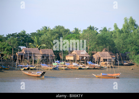 Ayeyarwaddy (Irrawaddy) river delta, Ayeyarwaddy Division, Myanmar ...
