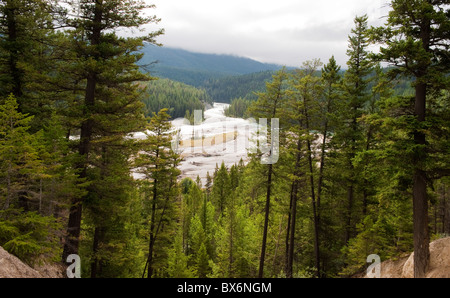 View from BC Highway 93 at Hector Gorge Viewpoint, Kootenay National ...