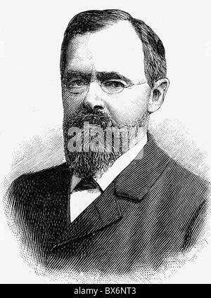 Carl Paul Gottfried Linde, 1842 - 1934, a German engineer who developed ...