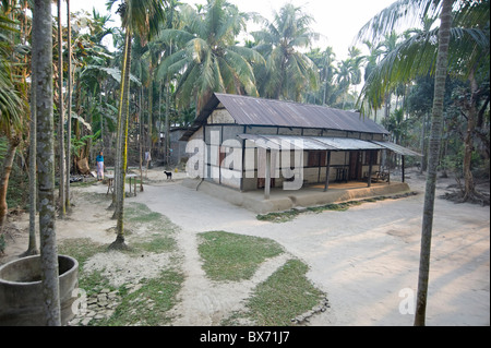 Typical Assamese house, Kurua village, Assam, India, Asia Stock Photo ...