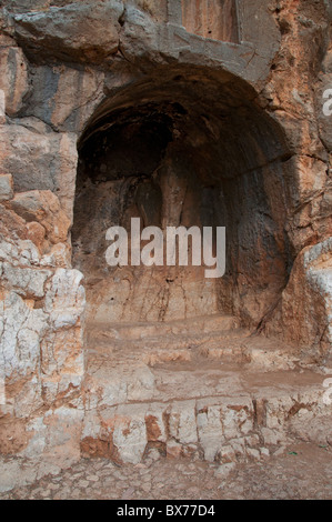 The grotto of Pan at Caesarea Philippi Stock Photo - Alamy