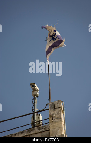 Security camera in Jerusalem city, Israel. CCTV equipment. Security ...