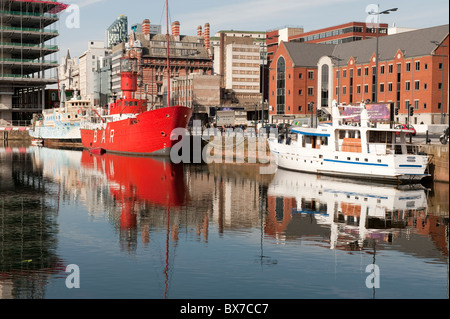 Liverpool Lightship at Albert Dock Stock Photo - Alamy