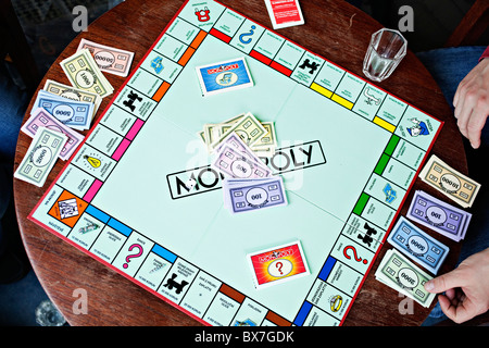 Monopoly, table (round) game Stock Photo - Alamy
