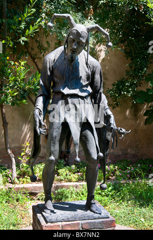 Statue of Rigoletto in the garden of the information centre from the ...