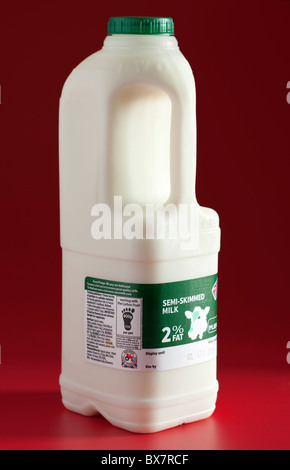 red and green plastic milk bottle tops - HDPE high density polyethylene ...