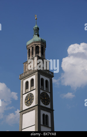 Perlach Tower in Augsburg Stock Photo - Alamy