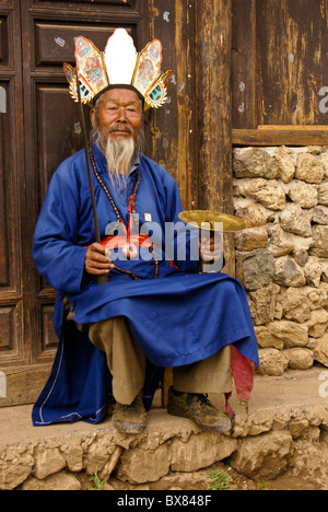Dongba Naxi Shaman Lijiang Old Town Yunnan China Stock Photo - Alamy