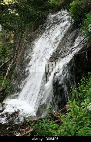Waterfall in the park Stock Photo - Alamy