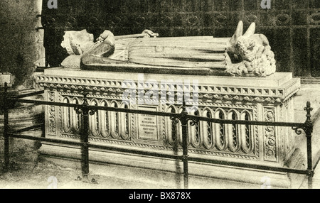 FRANCE Normandy Rouen Cathedral, tomb Richard Lionheart, Richard II ...