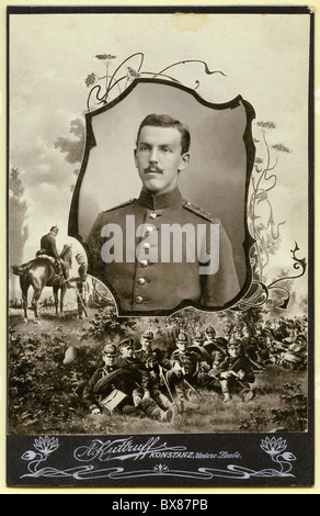German soldier 1900 Stock Photo - Alamy