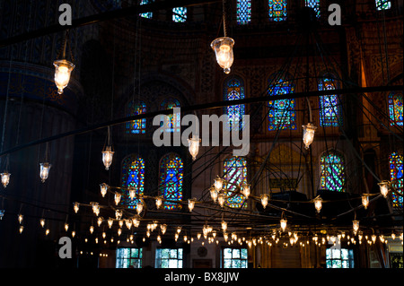 Stained glass windows at Sultan Ahmed Mosque (Turkish: Sultan Ahmet ...