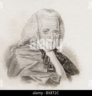 Henry Home, Lord Kames, Scottish philosopher, (1870).Artist: S Freeman ...