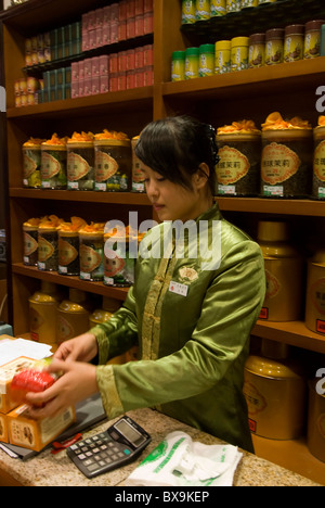 ten fus tea chinese tea shop in chinatown Vancouver BC Canada Stock ...