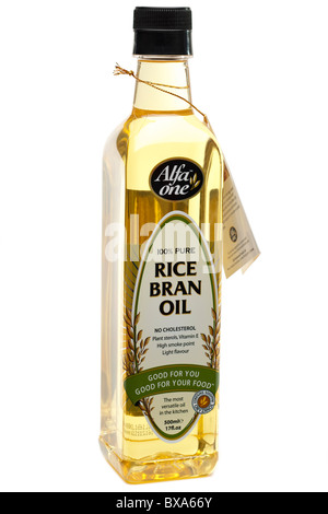 500 ml bottle of Alfa One 100% pure rice bran oil Stock Photo - Alamy